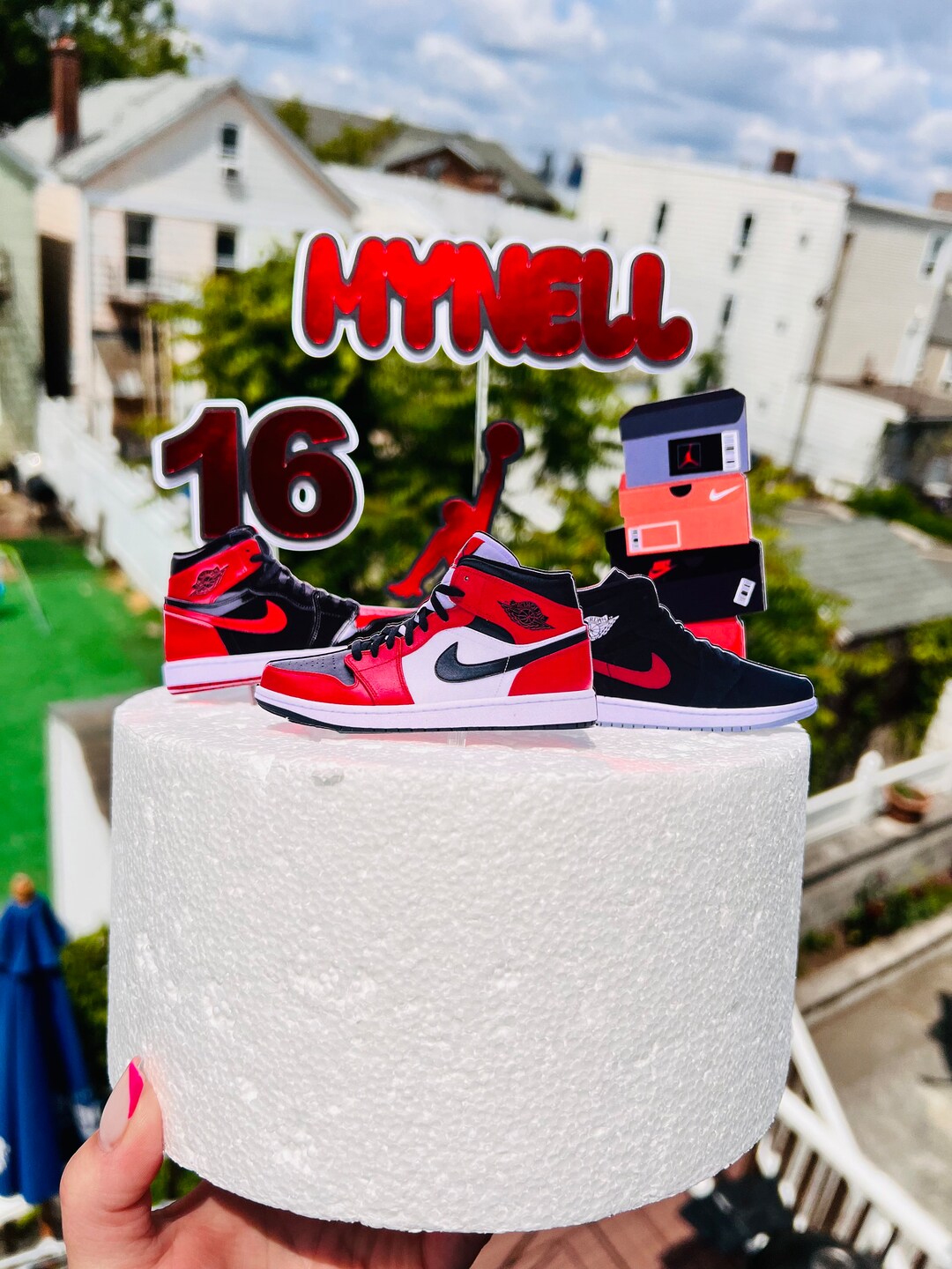 Sneaker Cake Topper, Sneaker Ball Theme, Sneaker Decor - Etsy