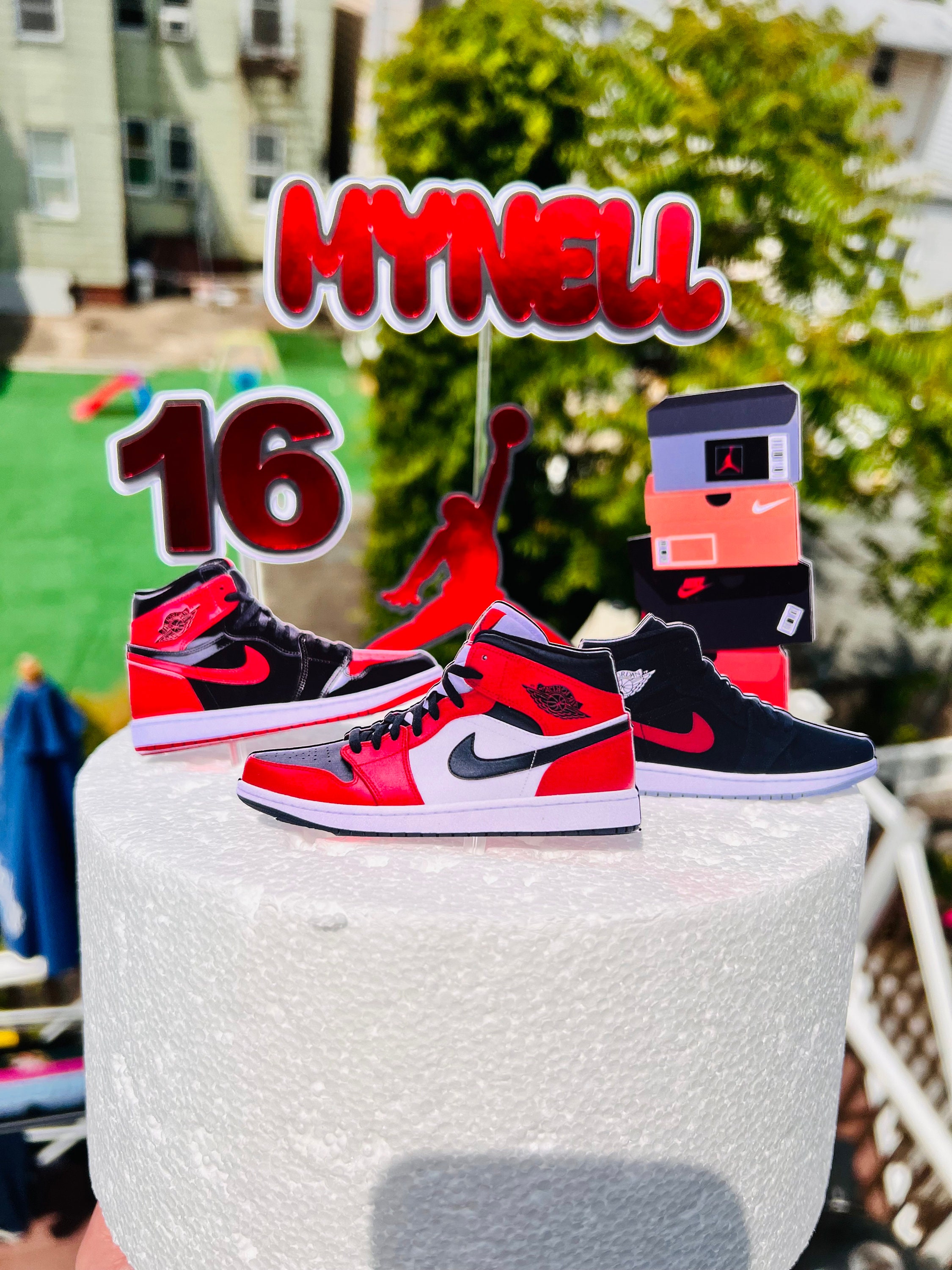 Sneaker Cake Topper Sneaker Ball Theme Sneaker Decor - Etsy Australia
