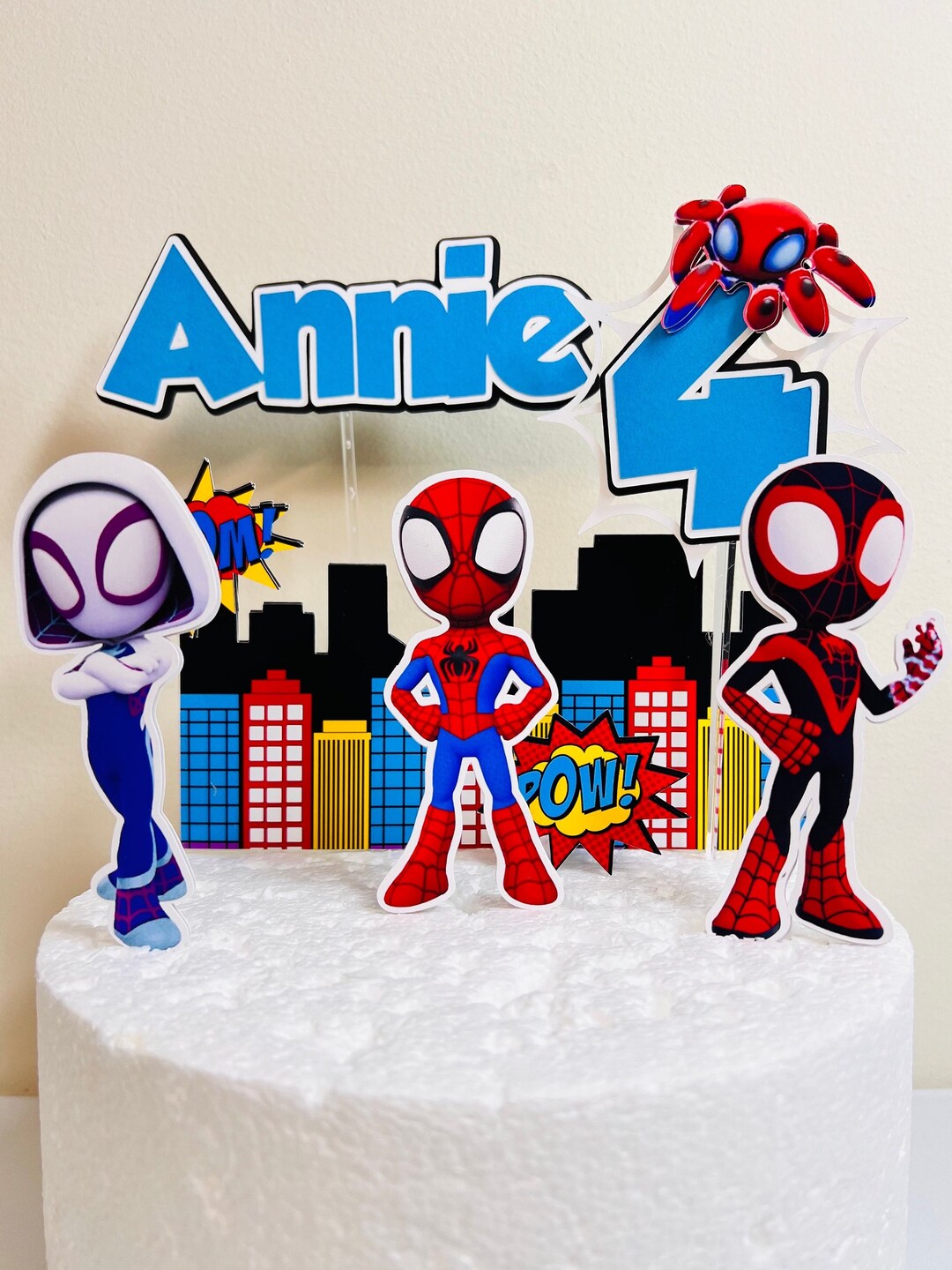 Spidey Cake Topper, Spidey and His Amazing Friends, Spidey Birthday ...
