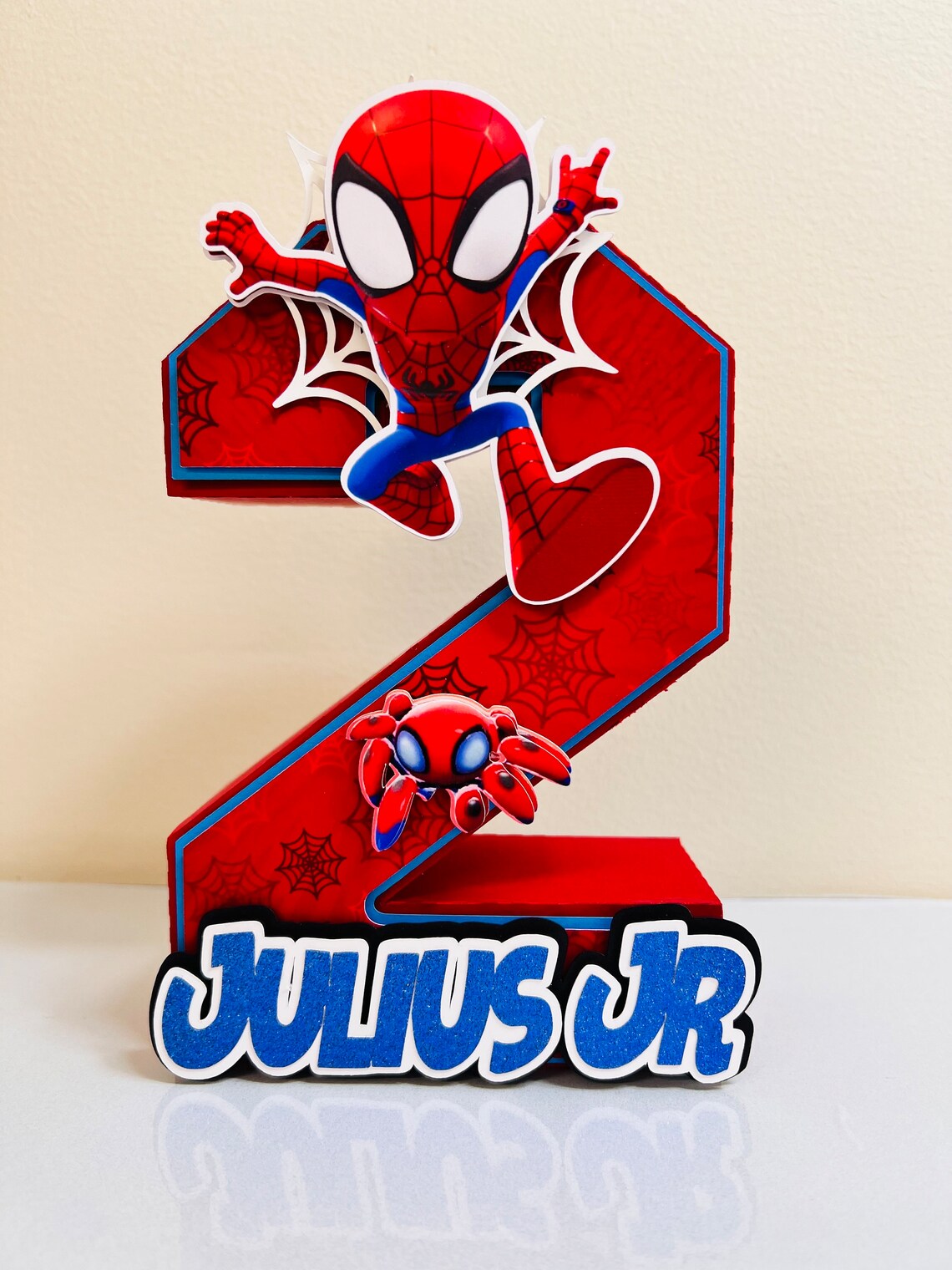 Spidey and His Amazing Friends 3D 7 Letters or Numbers - Etsy