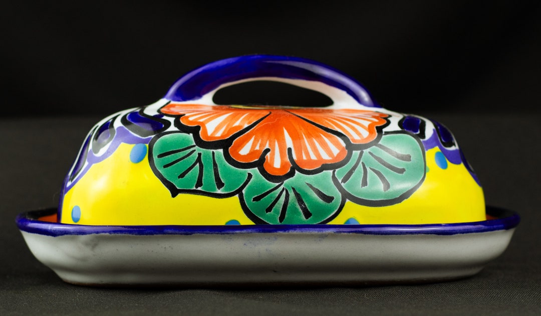 Mexico Pottery Butter Dish - Etsy