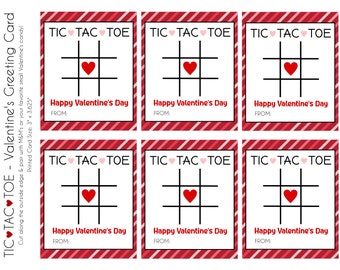 Editable Tic Tac Toe Valentine's Day Greeting Card | M&M Tic Tac Toe ...