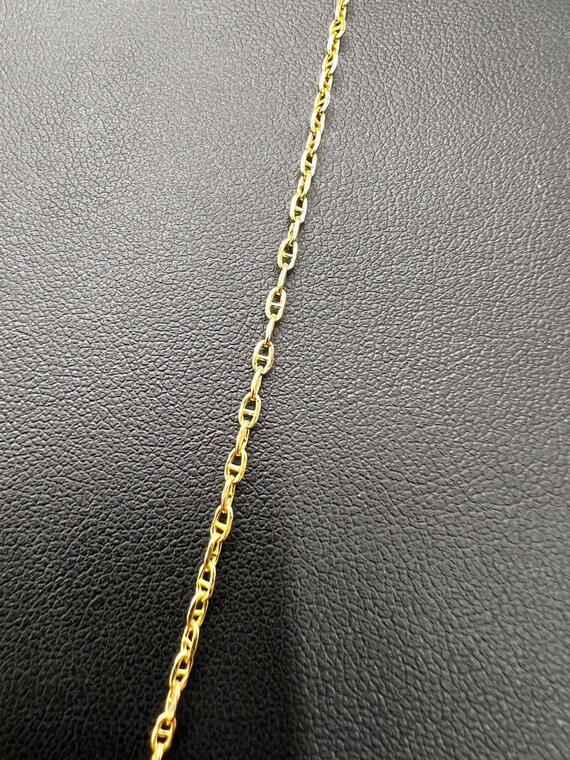 14k “One in a Million” yellow solid gold Anchor chai… - Gem