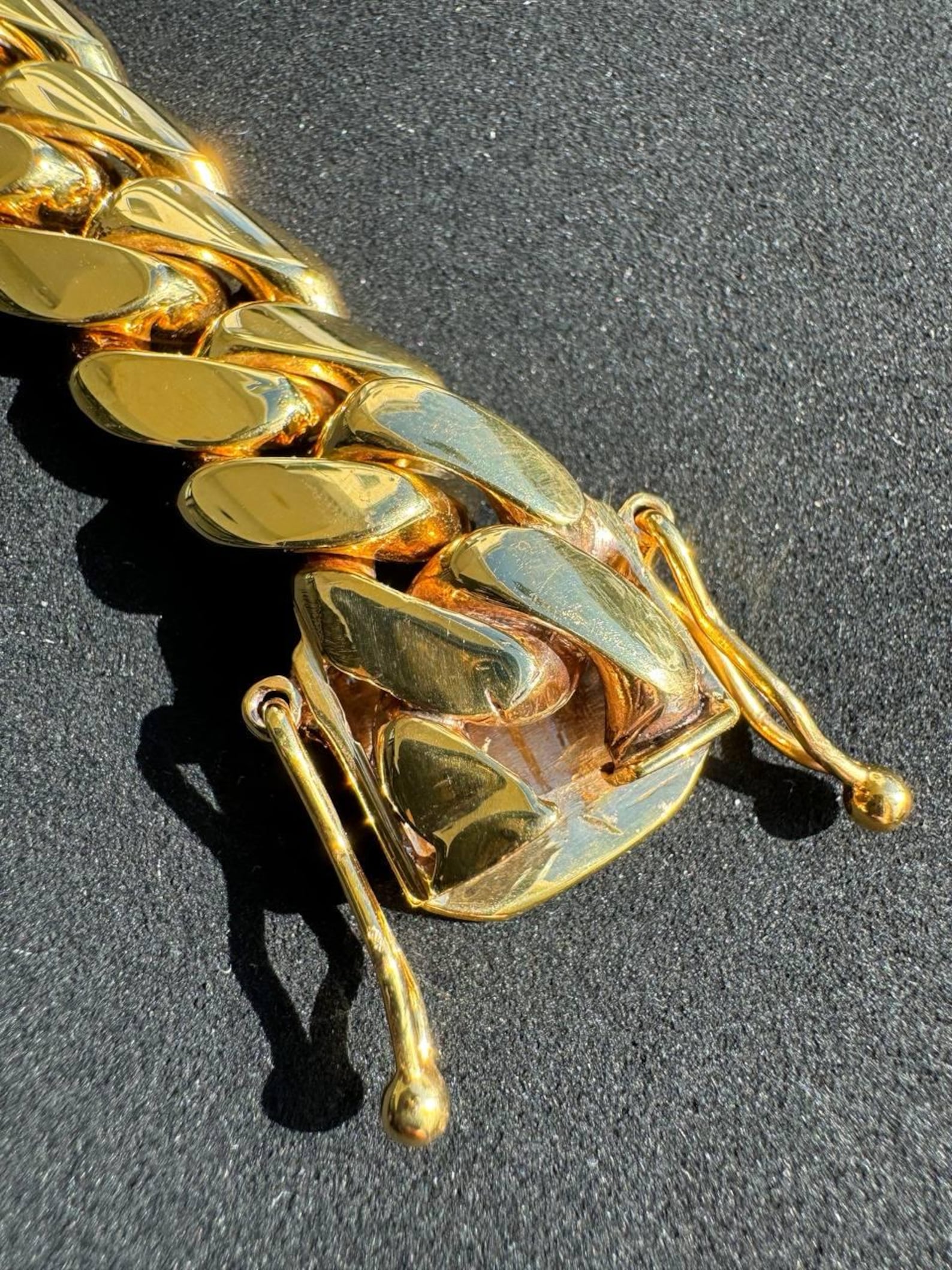 10k Solid Yellow Gold Big Boy VIP Cuban Link 8.5” Bracelet 145.3 Grams ...