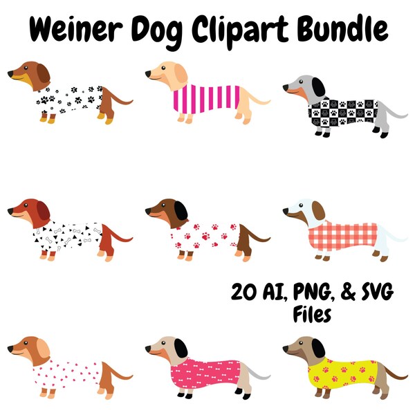Weiner Dogs Png - Etsy