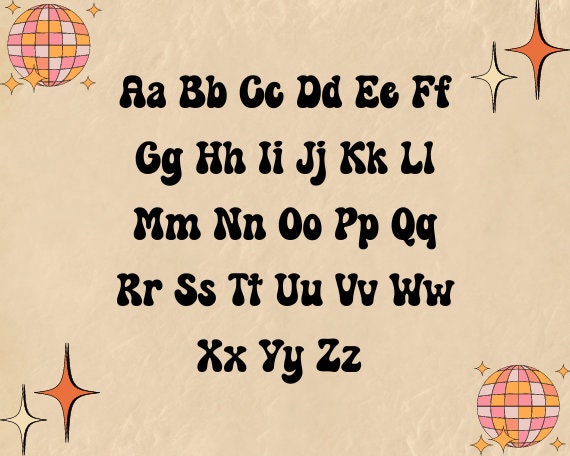 Vintage Vibes: Retro Font With Groovy '70s Flair - Funky and Nostalgic ...
