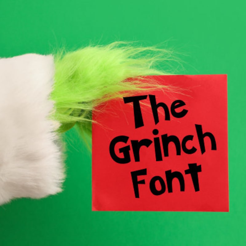 Grinch Letters - Etsy