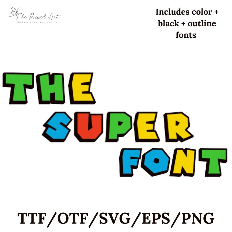 Digital Mario Font Download Create Super Fun Designs With This Instant ...