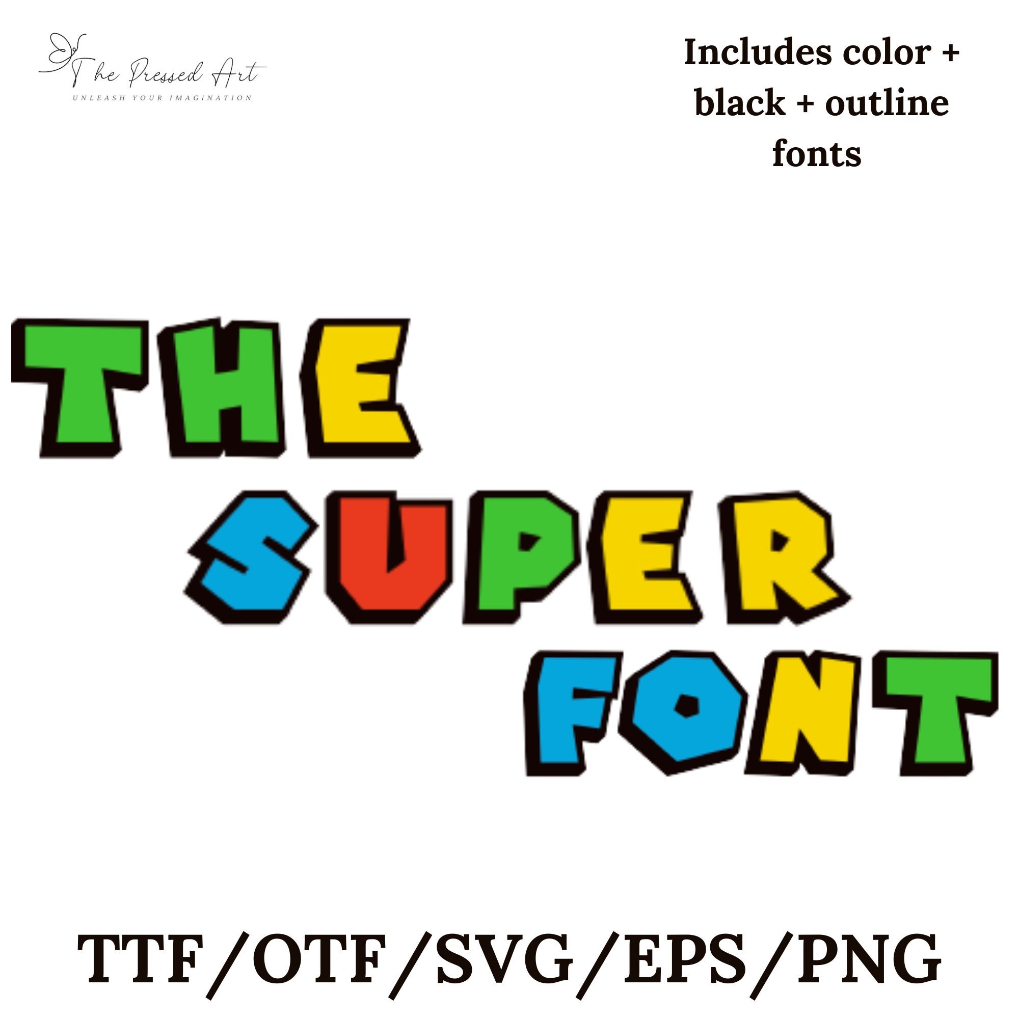 Digital Mario Font Download Create Super Fun Designs With This Instant ...