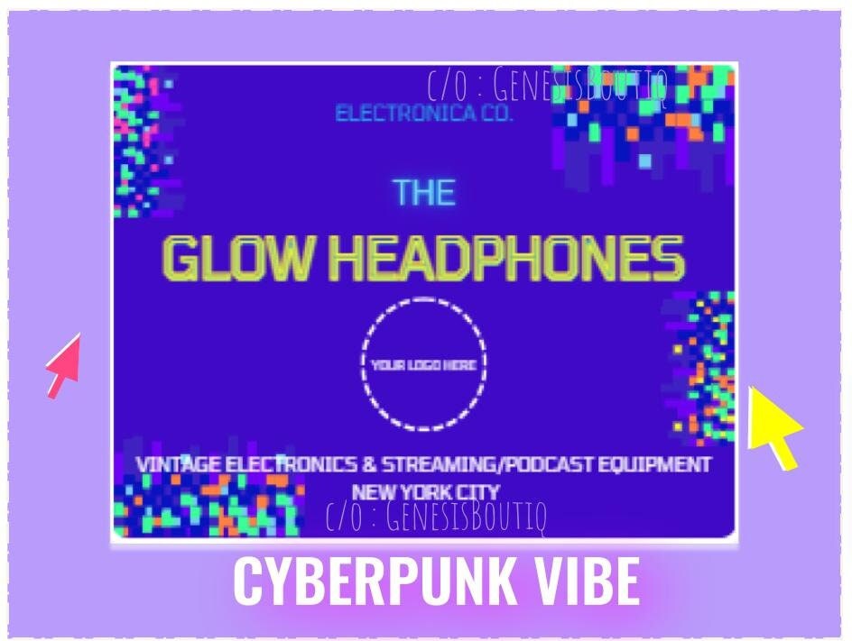 CYBERPUNK Card Template BUNDLE Editable Canva Template Item Care ...