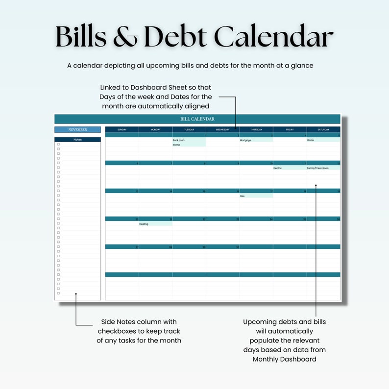 Ultimate Monthly Budget Tracker Google Sheets Template 2022 2023 ...