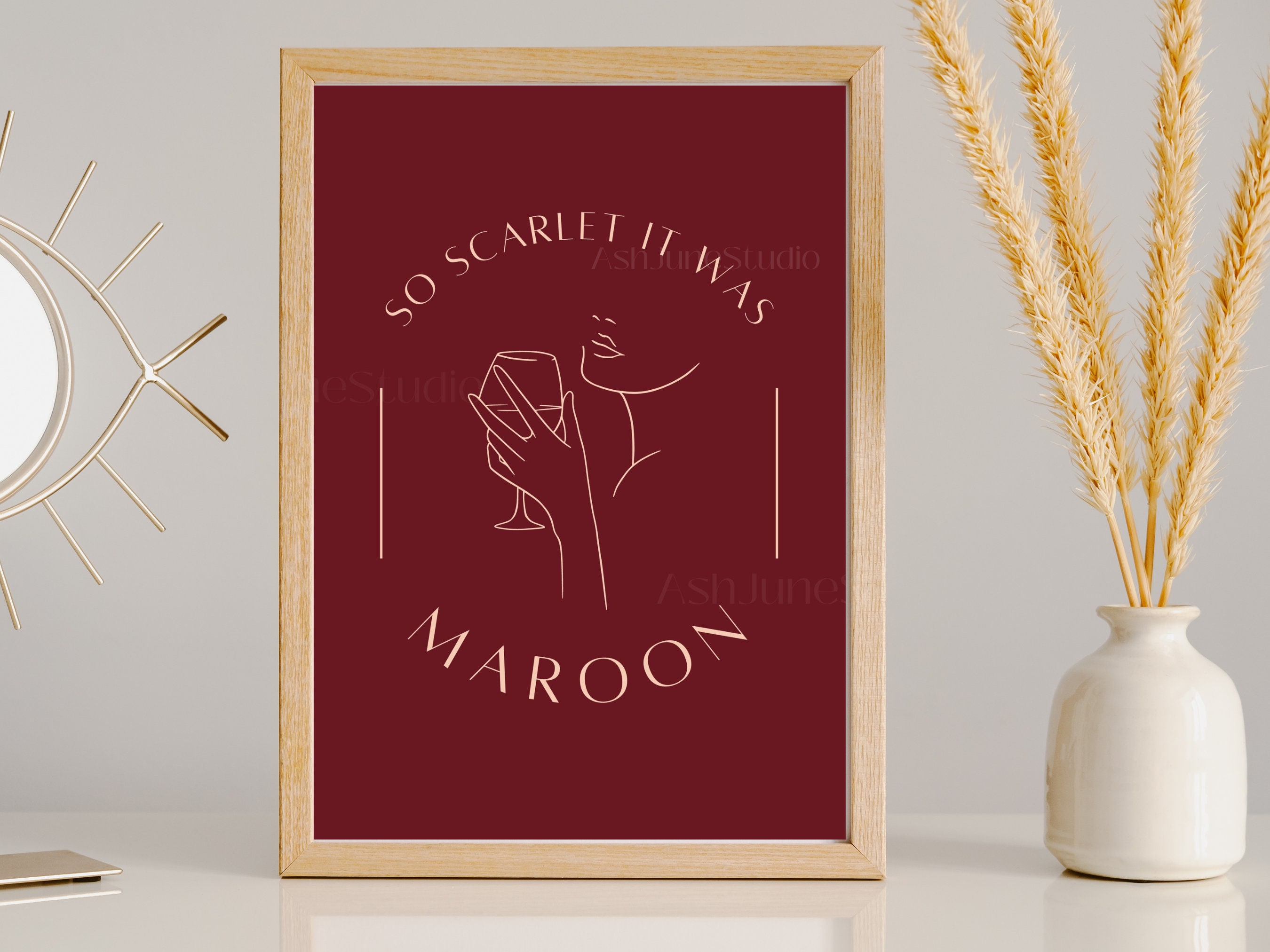 Maroon Digital Poster Taylor Swift Midnights Album Maroon Poster - Etsy