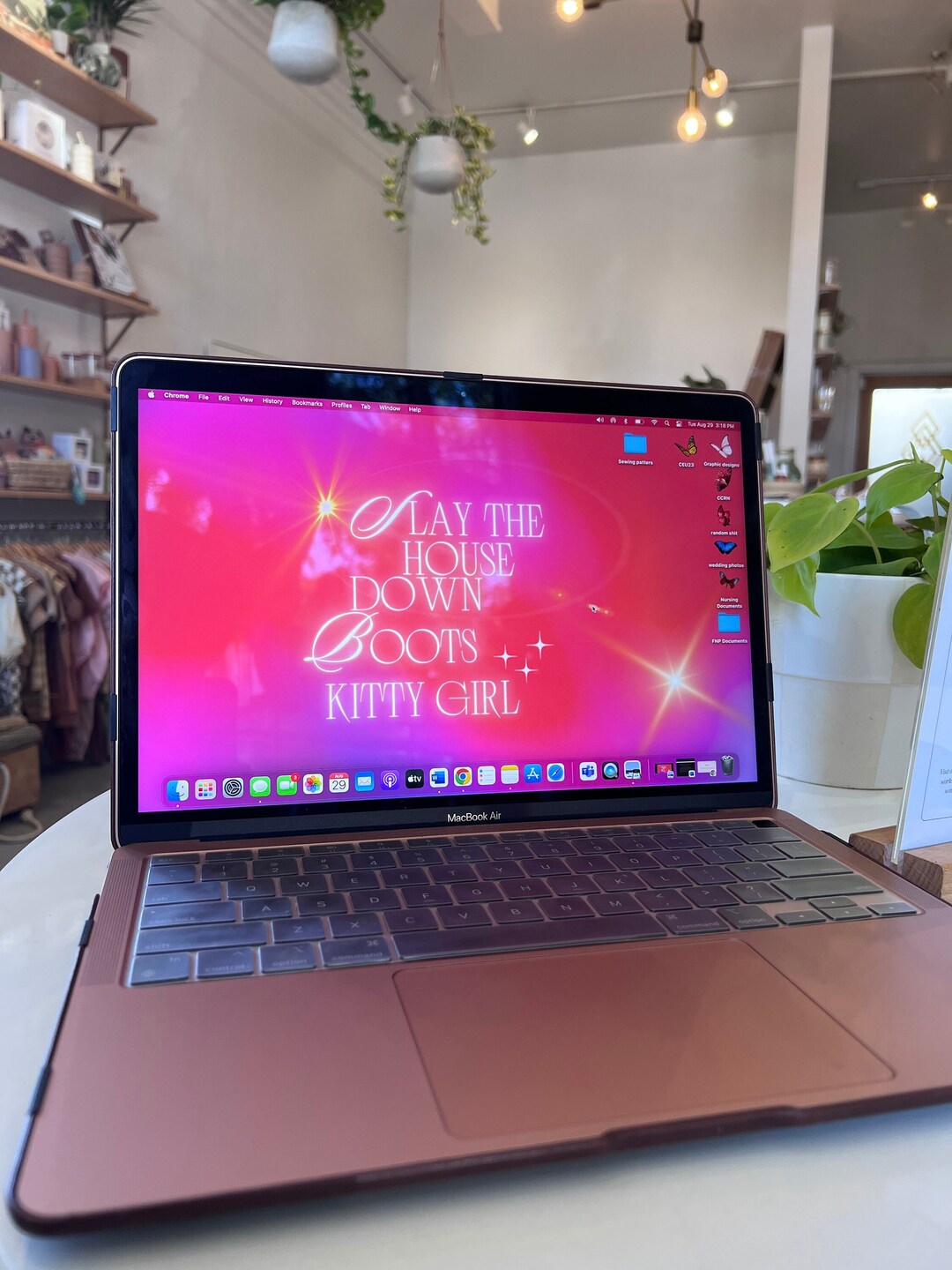 Slay the House Down Boots Kitty Girl/ Funny Screen Saver/ Computer ...