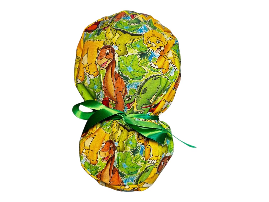 Cartoon Nostalgia Scrub Cap/land Before Time Scrub Cap/little Foot ...