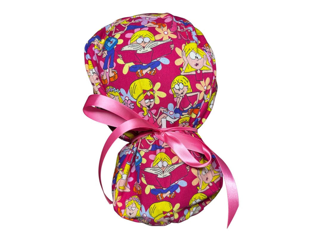 Lizzie Mcguire Scrub Cap/ Cartoon Scrub Cap/character Scrub Cap/girly ...