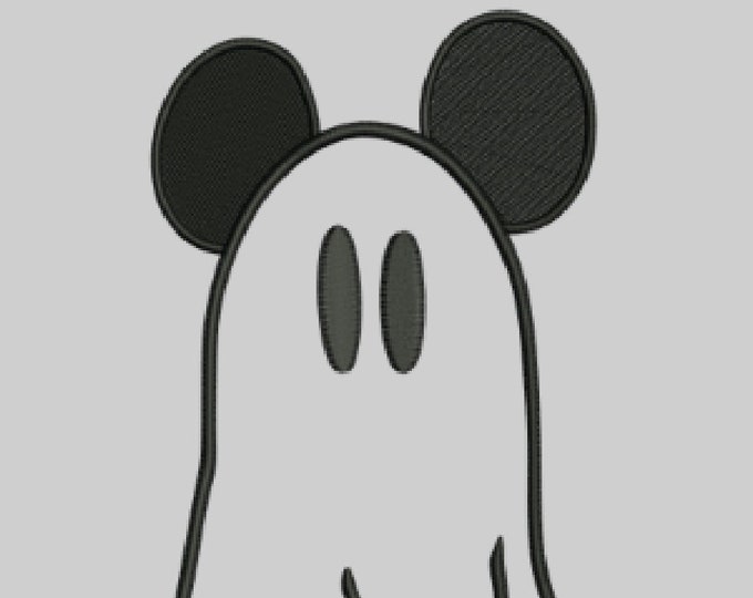 Boo Mickey Mouse Embroidery Halloween Machine DST File - Etsy