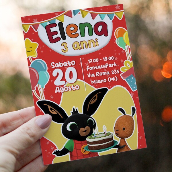 Bing Party Invitation - Etsy