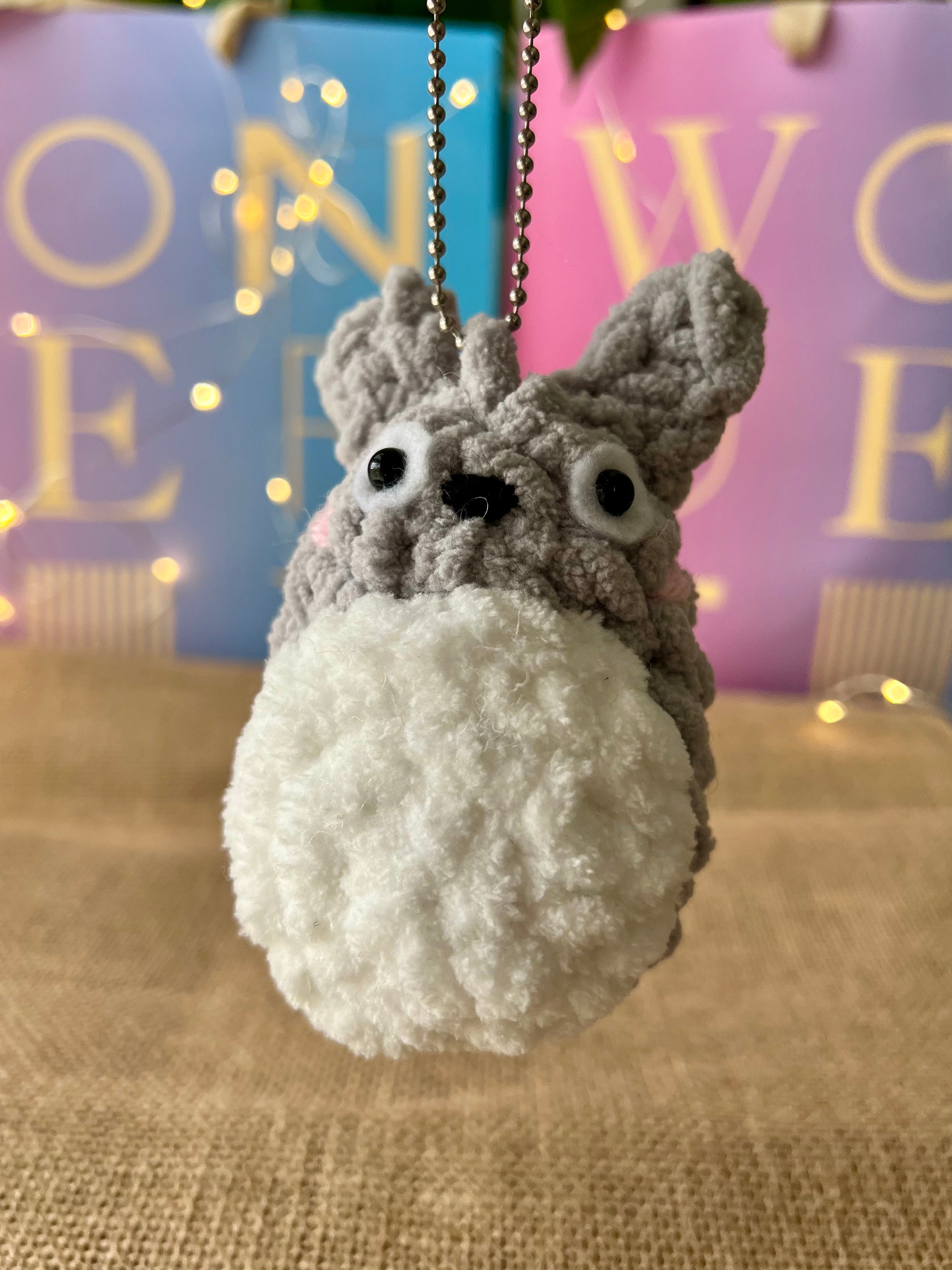Crochet, Totoro, Keychain, Plush Keychain, Bag Charm - Etsy