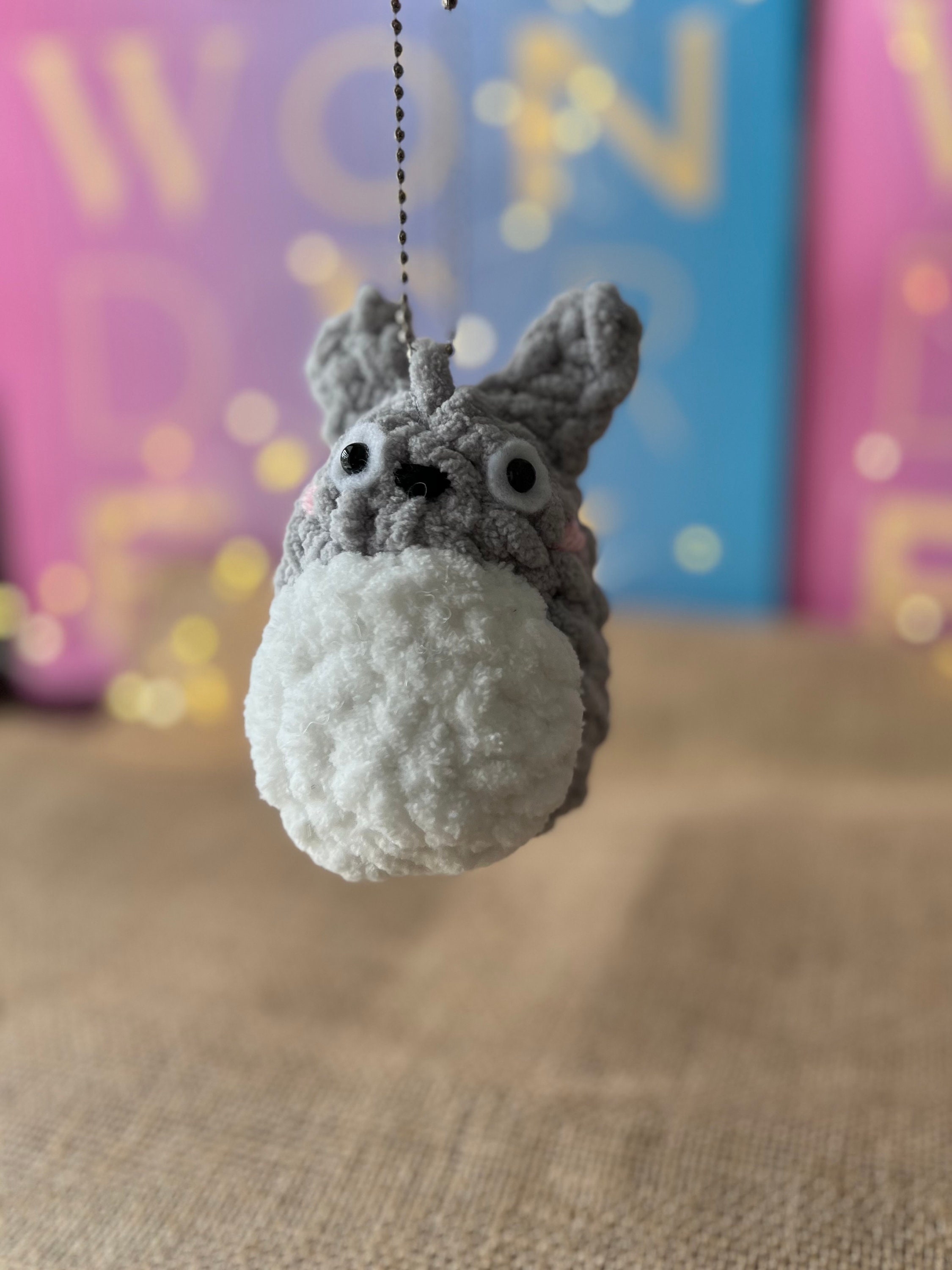 Crochet, Totoro, Keychain, Plush Keychain, Bag Charm - Etsy