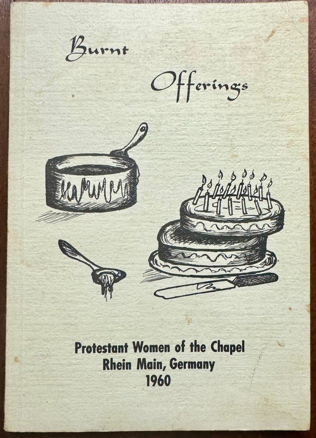 1960 Protestant Women of the Chapel Cookbook Germany - Etsy