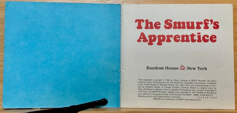 1980s Set of 6 Smurf Mini Storybooks - Etsy