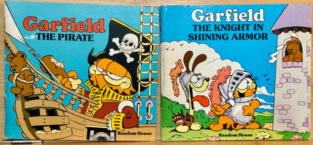 1980s Vintage Set of 2 Garfield Mini Childrens Books - Etsy