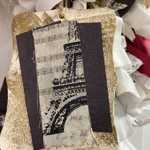 Parisian Shabby Chic Rag Wreath, French Themed Decor, Elegant and ...