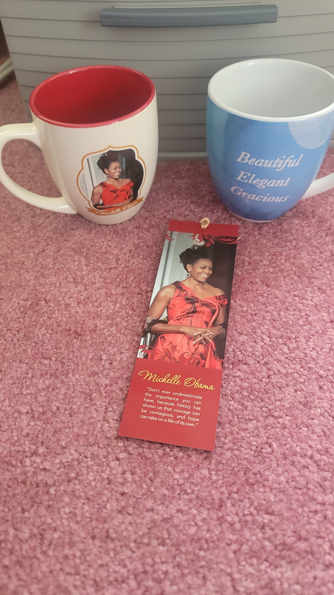 Two Michelle Obama Coffee Mugs - Etsy