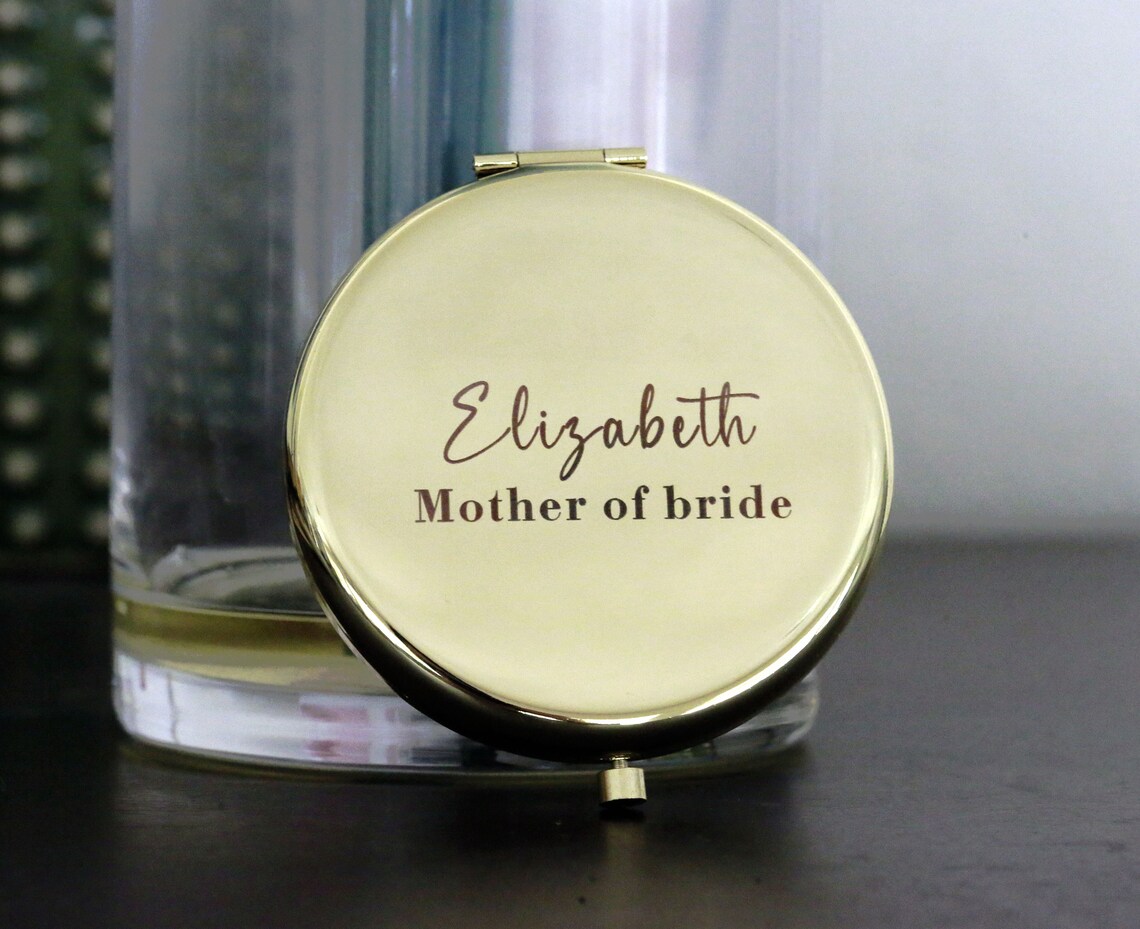 Personalized Compact Mirror,mother of the Bride Gift,gift for Mom From ...