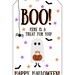Boo Here is a Treat for You Halloween Candy Tag. 9 Printable Favor Tags ...