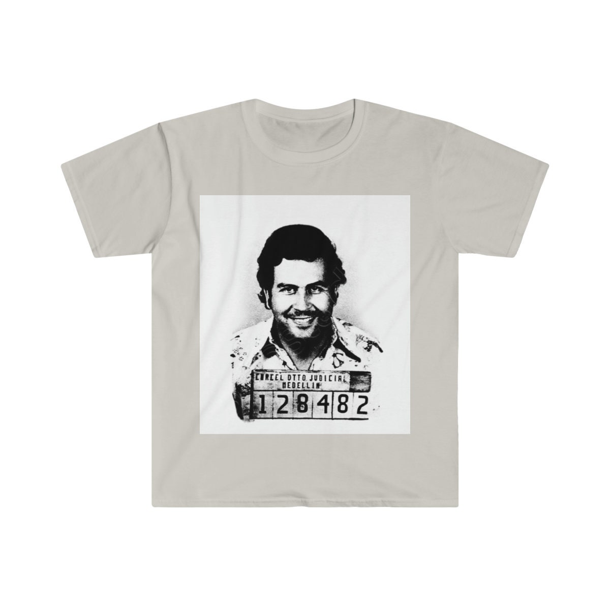 Pable Escobar Colombian Cartel Mugshot Smile Unisex Softstyle - Etsy