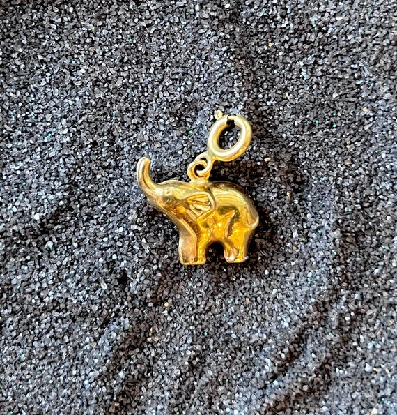 Vintage 14k puff - Gem