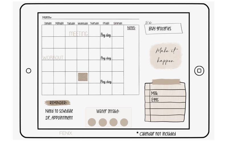 Handmade Pre-cropped Digital Stickers Bundle for Goodnotes | PNG ...