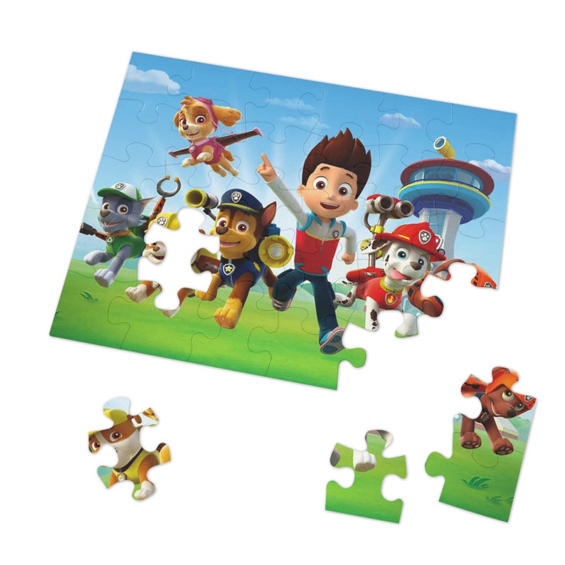 Paw Patrol Jigsaw Puzzle 30-piece Puzzle for Kids - Etsy
