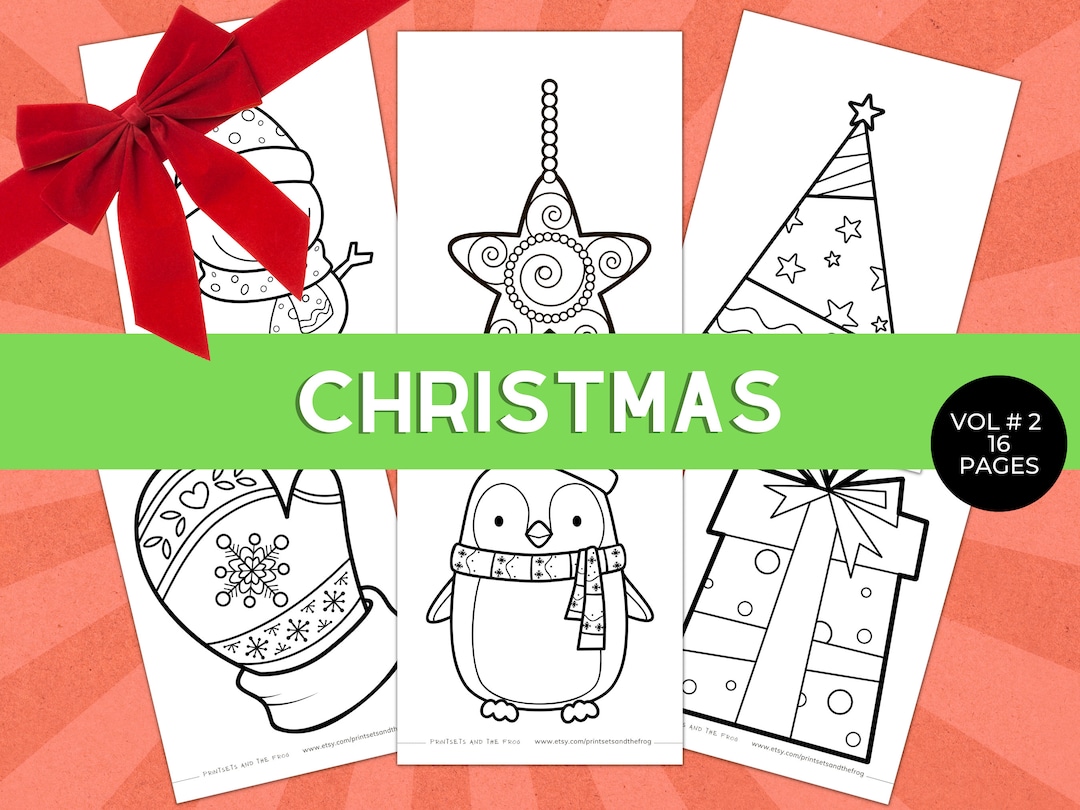V2 Kids Christmas Colouring Pages, Christmas Coloring Sheet, Printable ...