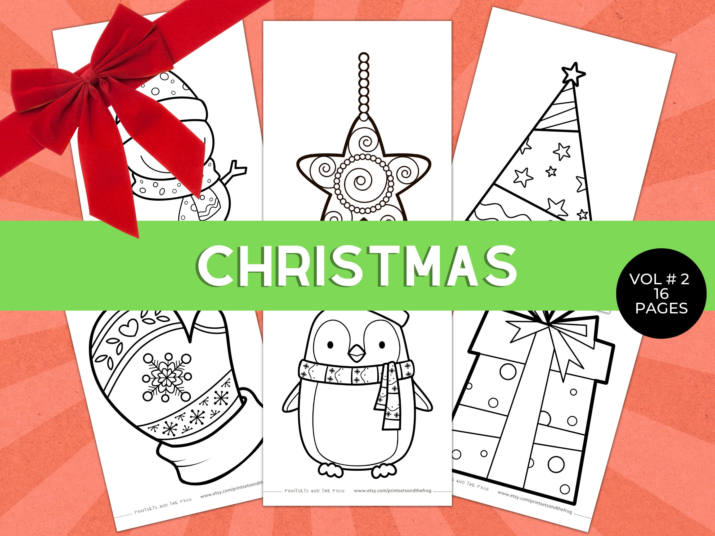 V2 Kids Christmas Colouring Pages, Christmas Coloring Sheet, Printable ...