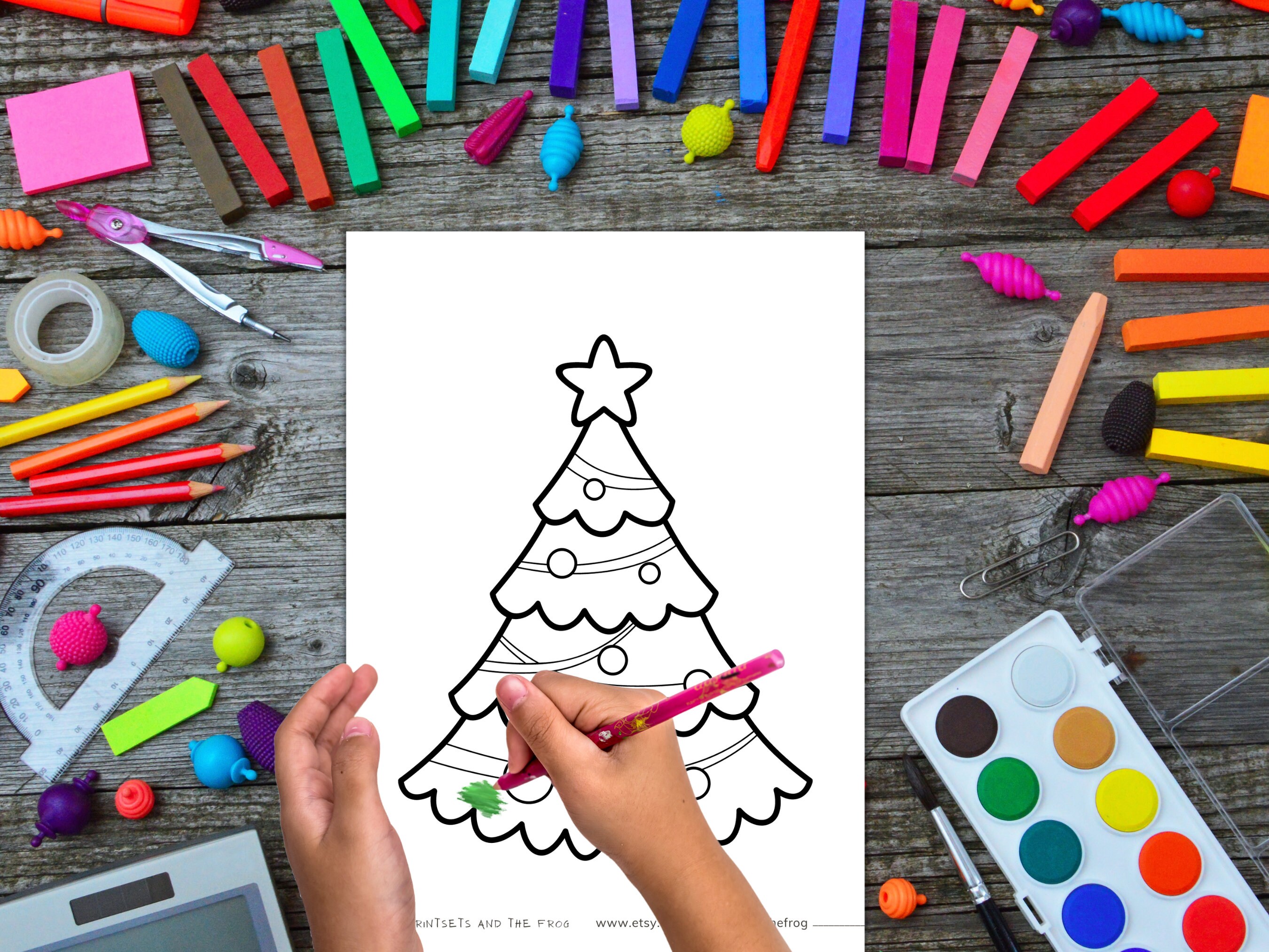V1 Kids Christmas Colouring Pages, Coloring Sheets, Colouring Book ...