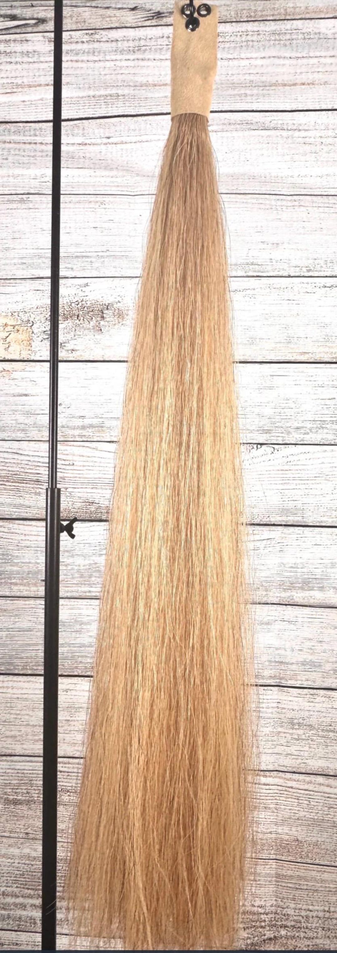 Light Flaxen Horse Tail Extension, 35”, 1 Lb - Etsy