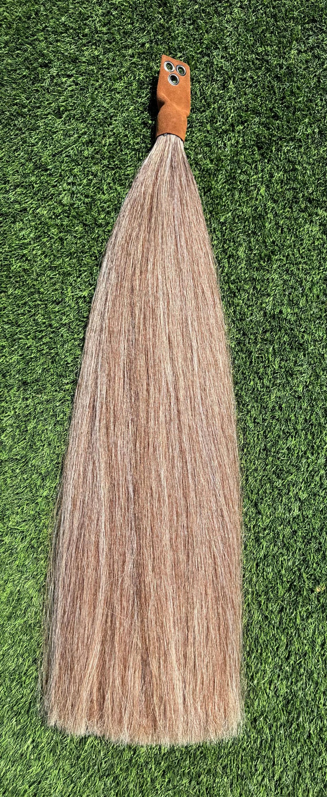 Medium Sorrel Flaxen Horse Tail Extension, 38”, 2 Lb, Weight Setup - Etsy