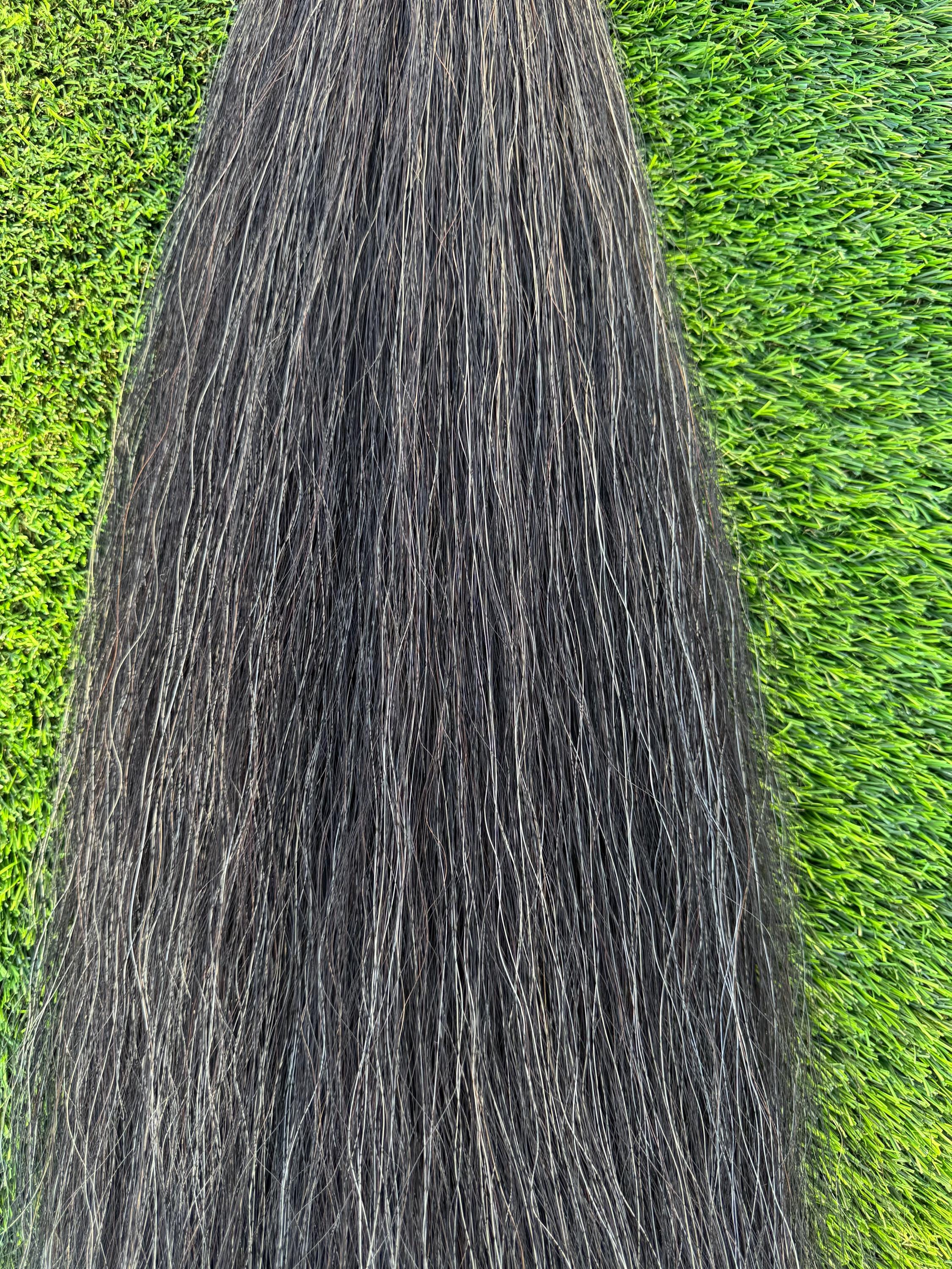 Dark Gray Horse Tail Extension, 34”, 2 Lb - Etsy