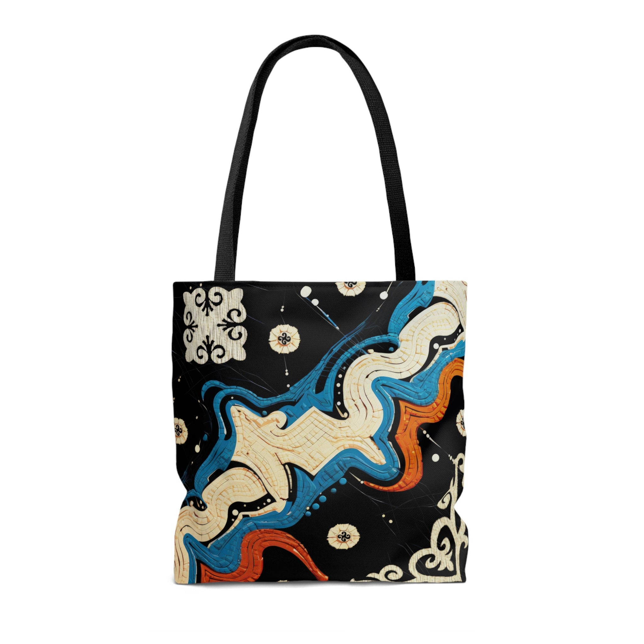 ASYLANA Tote Bag Based on Qazaq Art With Ethnic Patterns of Kazakhstan ...