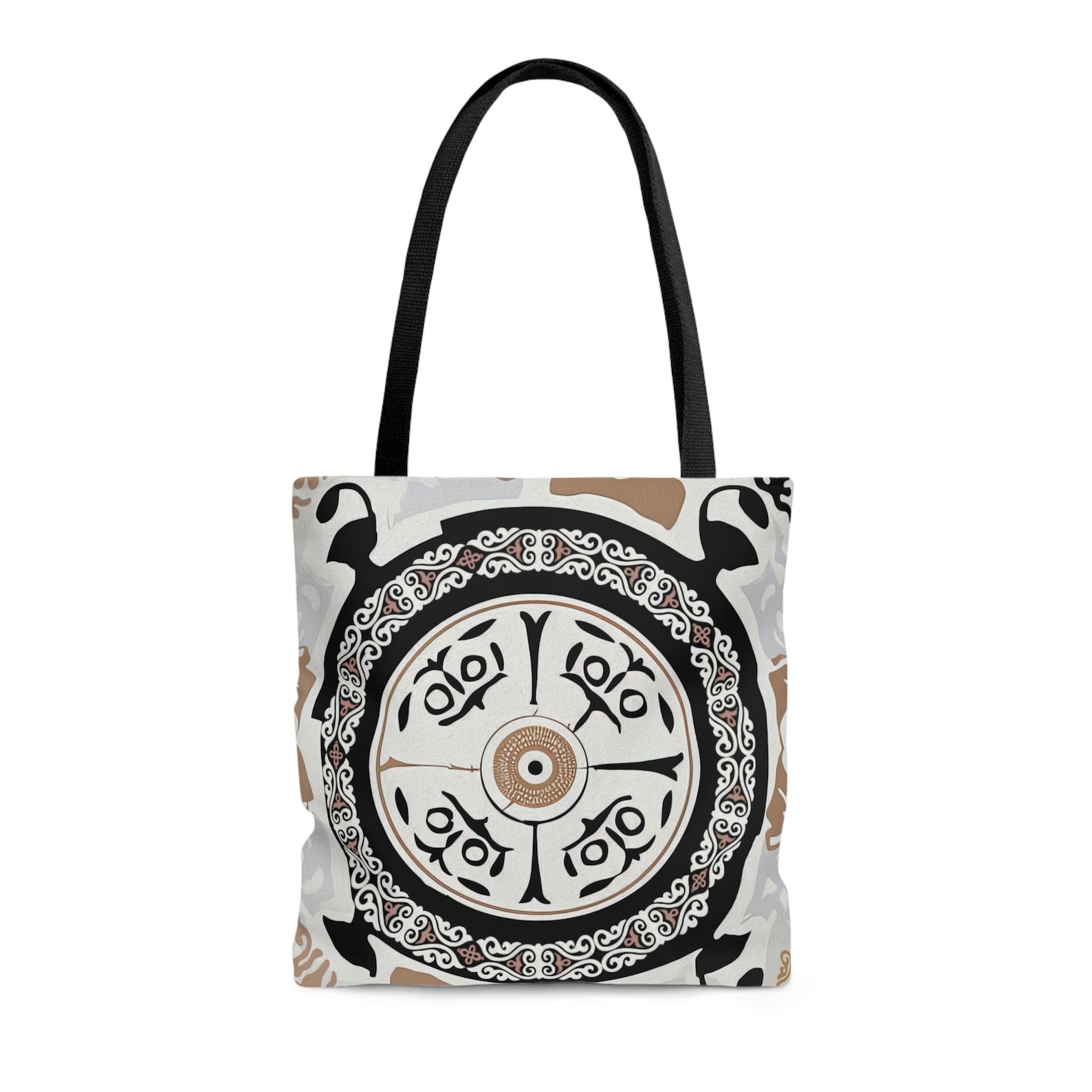 ASYLANA Tote Bag Based on Qazaq Art With Ethnic Patterns of Kazakhstan ...