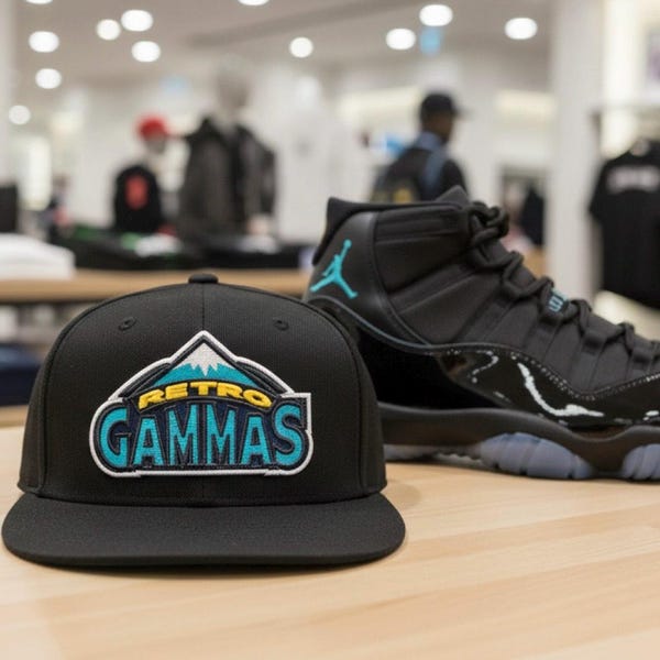 Gamma Blue Hat - Etsy UK