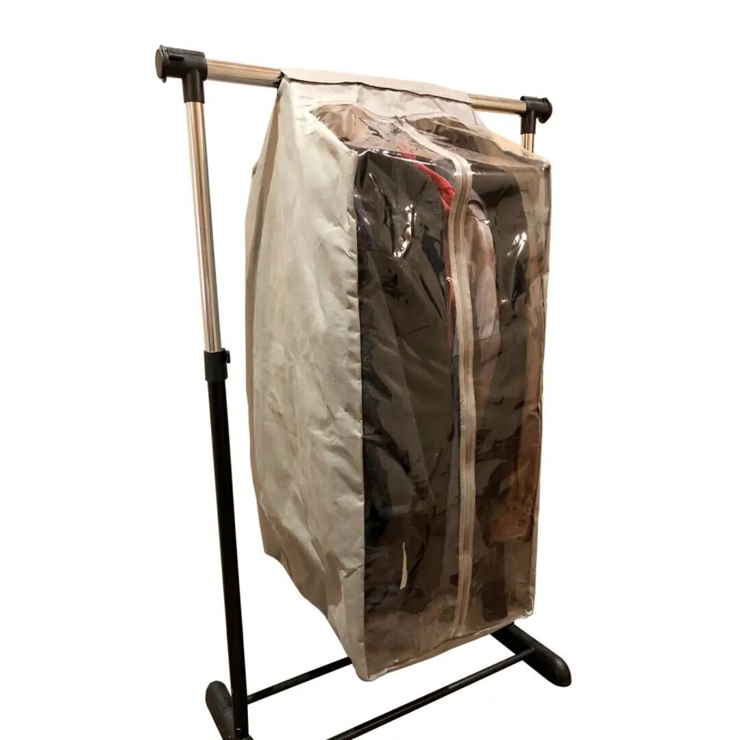 Full Garment Rack Cover Closet Rod Cover 16w X 22d X 42h Beige - Etsy