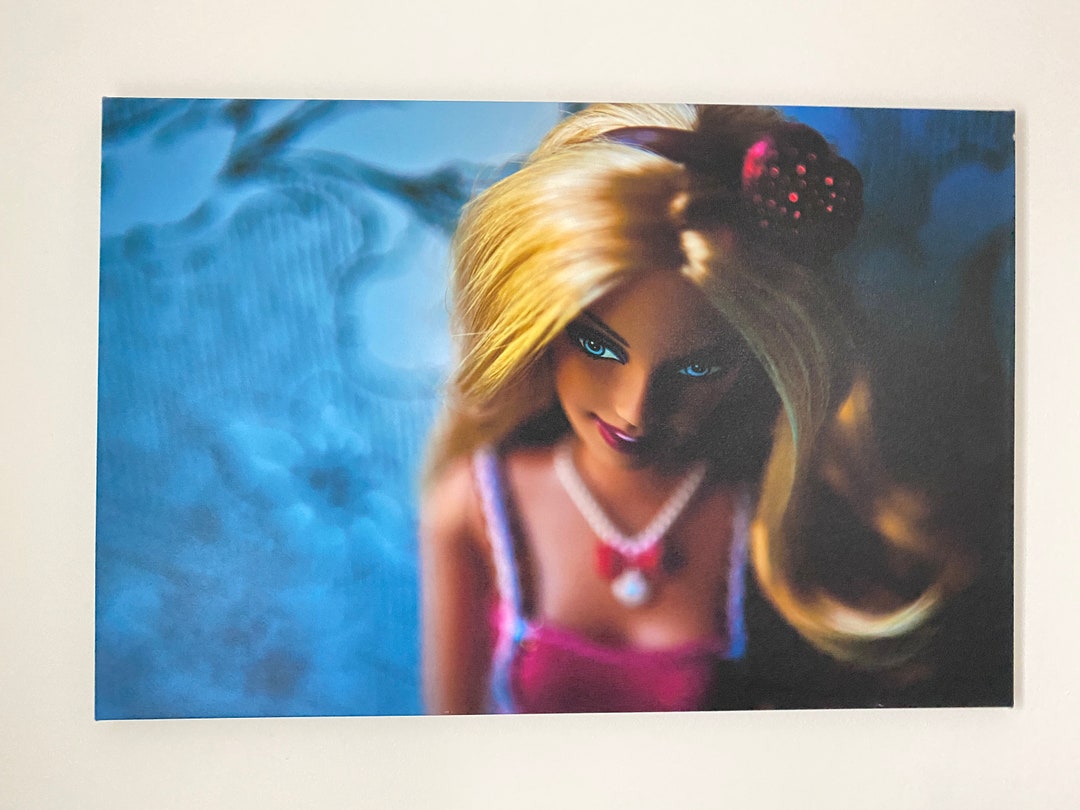 Wrapped Canvas Barbie Photograph - Etsy