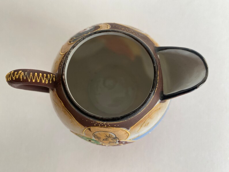 Vintage Satsuma Moriage Creamer Japan - Etsy