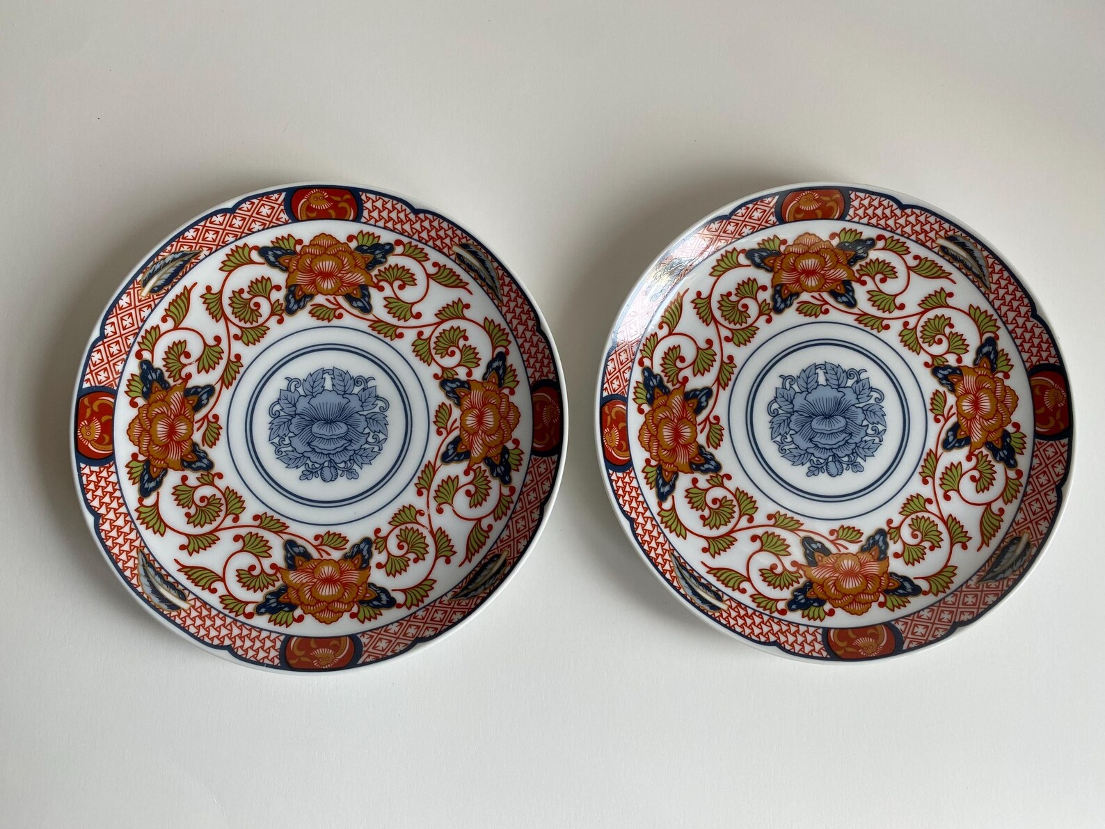 Authentic Peony Reproduction of 19th Century Japanese Porcelain Circa ...