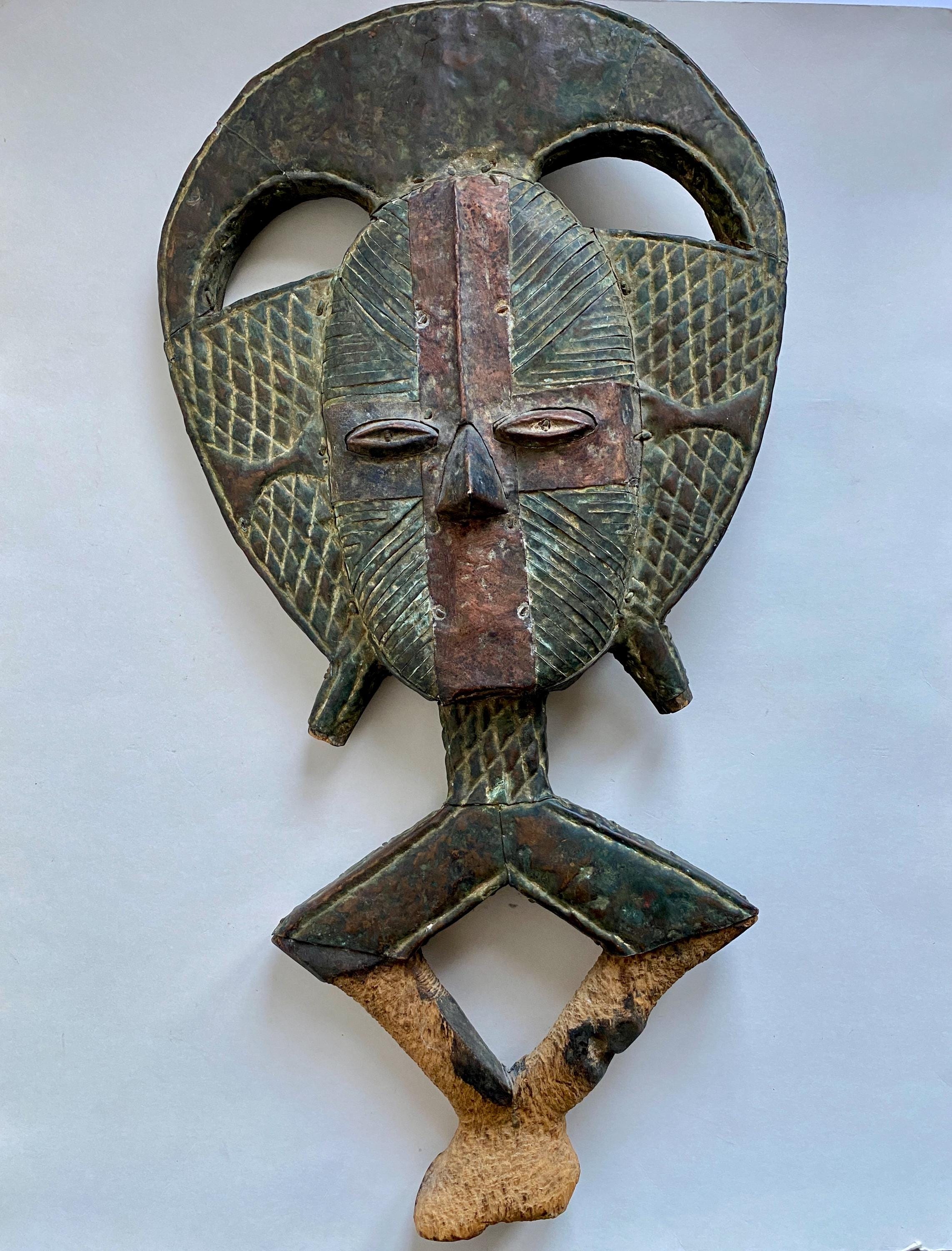 Vintage Wood & Metal Reliquary Figure Wall Hanging - Etsy
