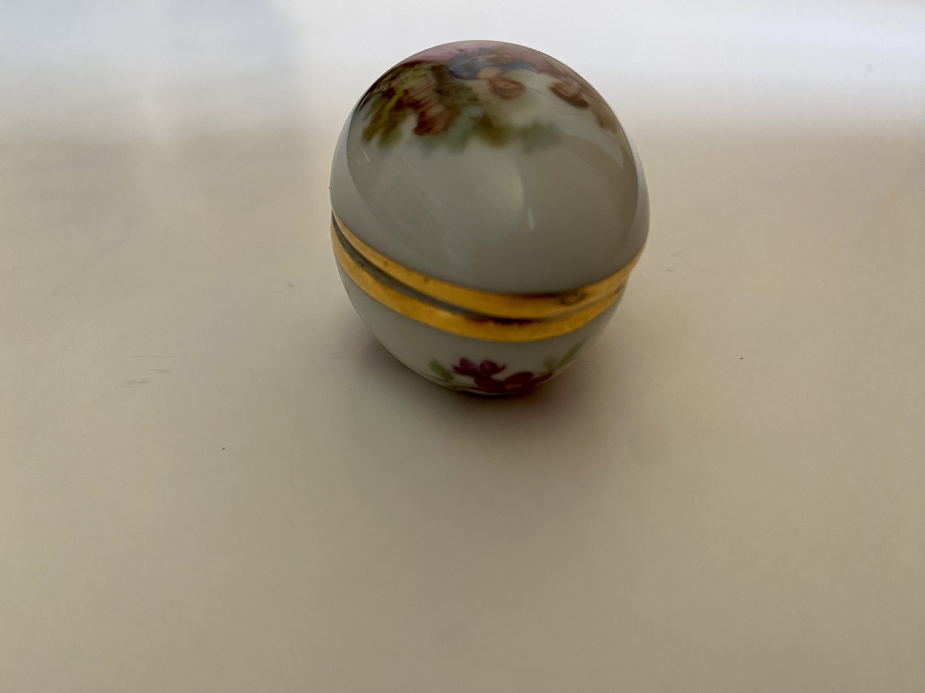 Limoges Porcelain Egg Box With Courting Couple Made in France - Etsy