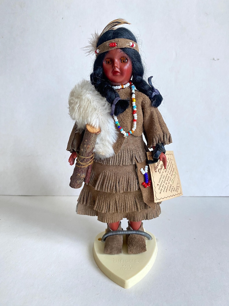 Vintage Carlson Indian Doll With Baby Numbered 12-24 - Etsy